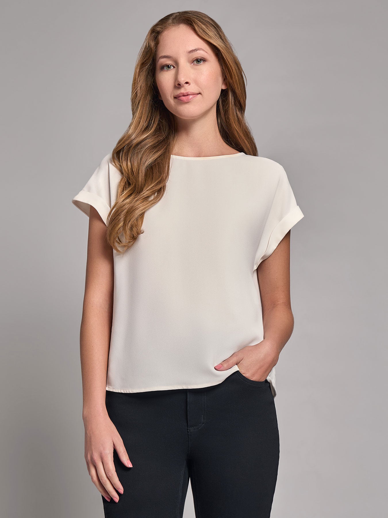 Button Detail Blouse