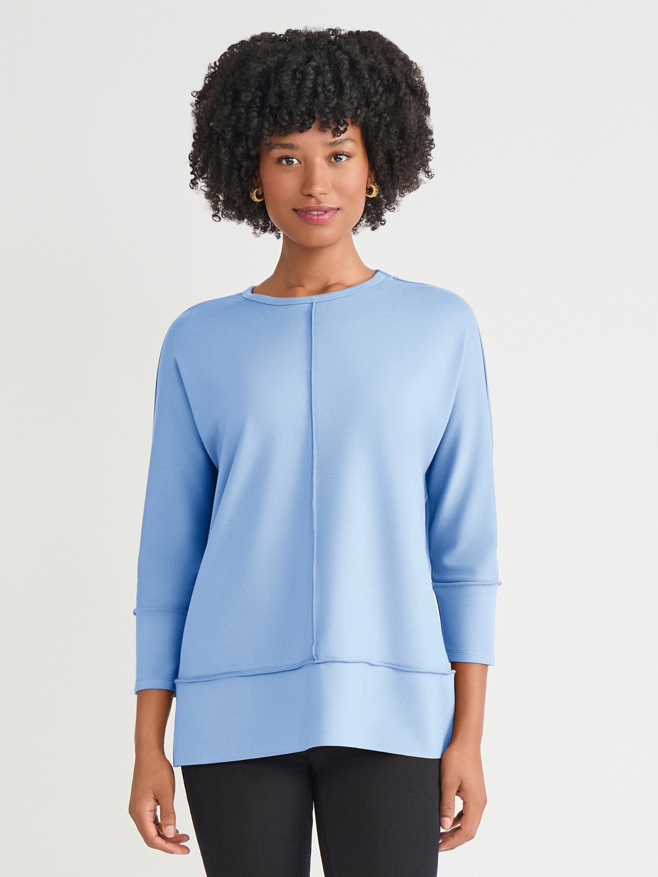 Seam Detail Dolman Tunic