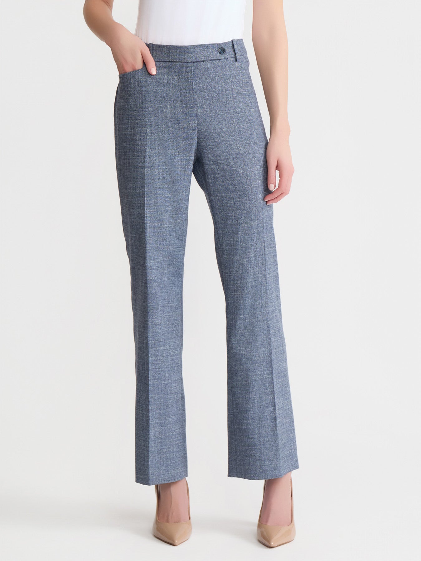 Fly Front with Extended Tab Trouser
