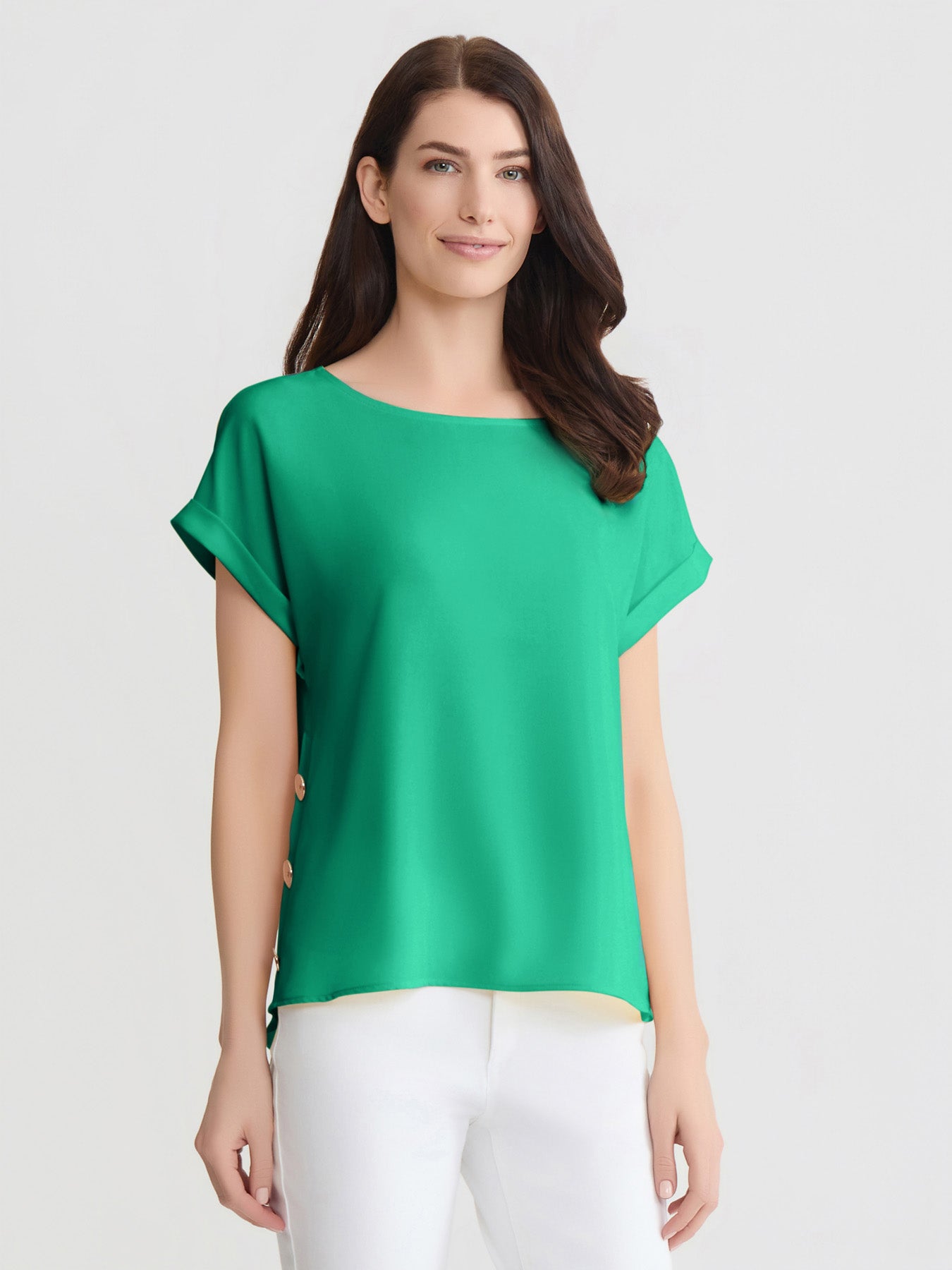 Side Button Blouse